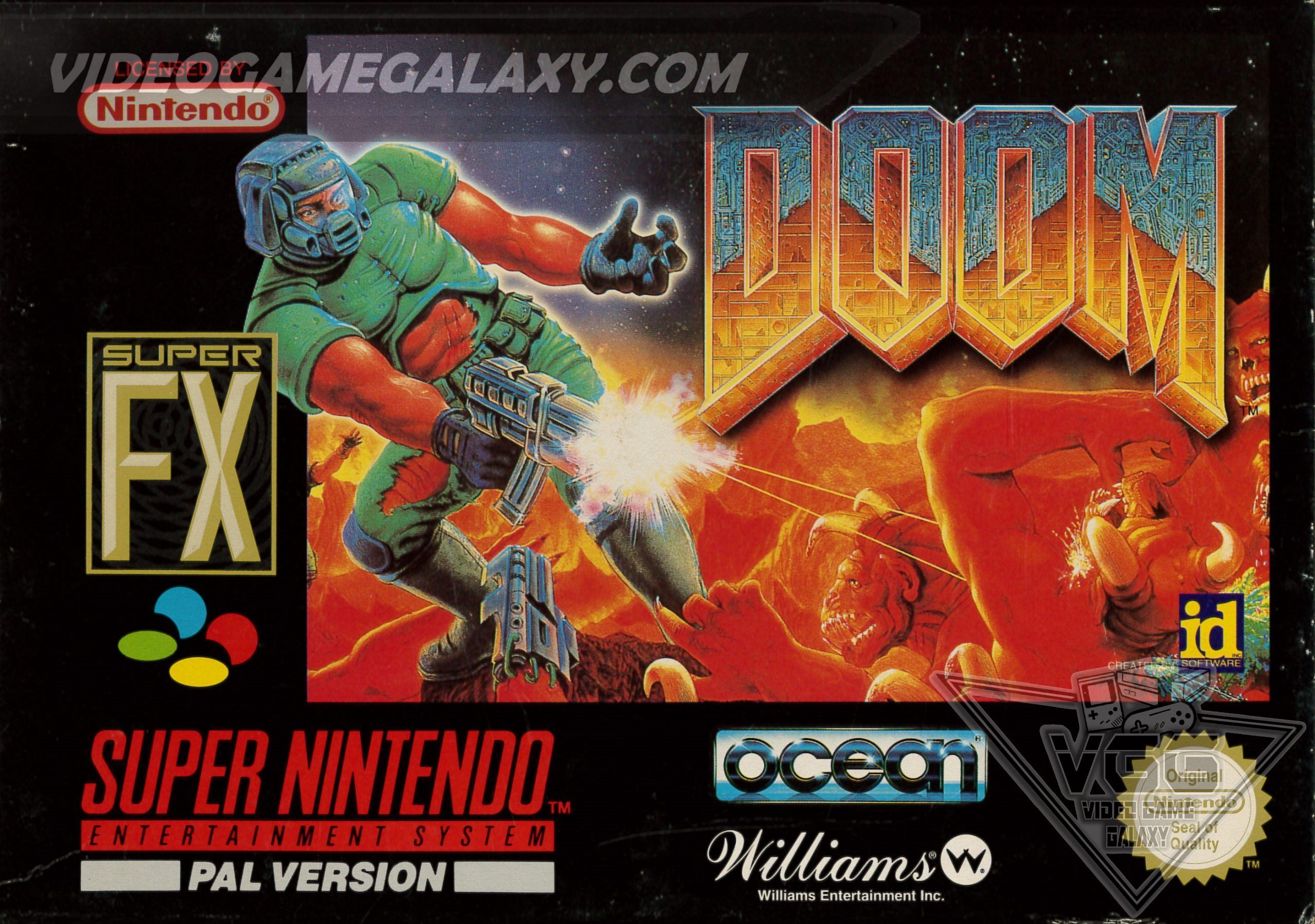 Doom - SNES UKV, SUPER NINTENDO - VideoGameGalaxy