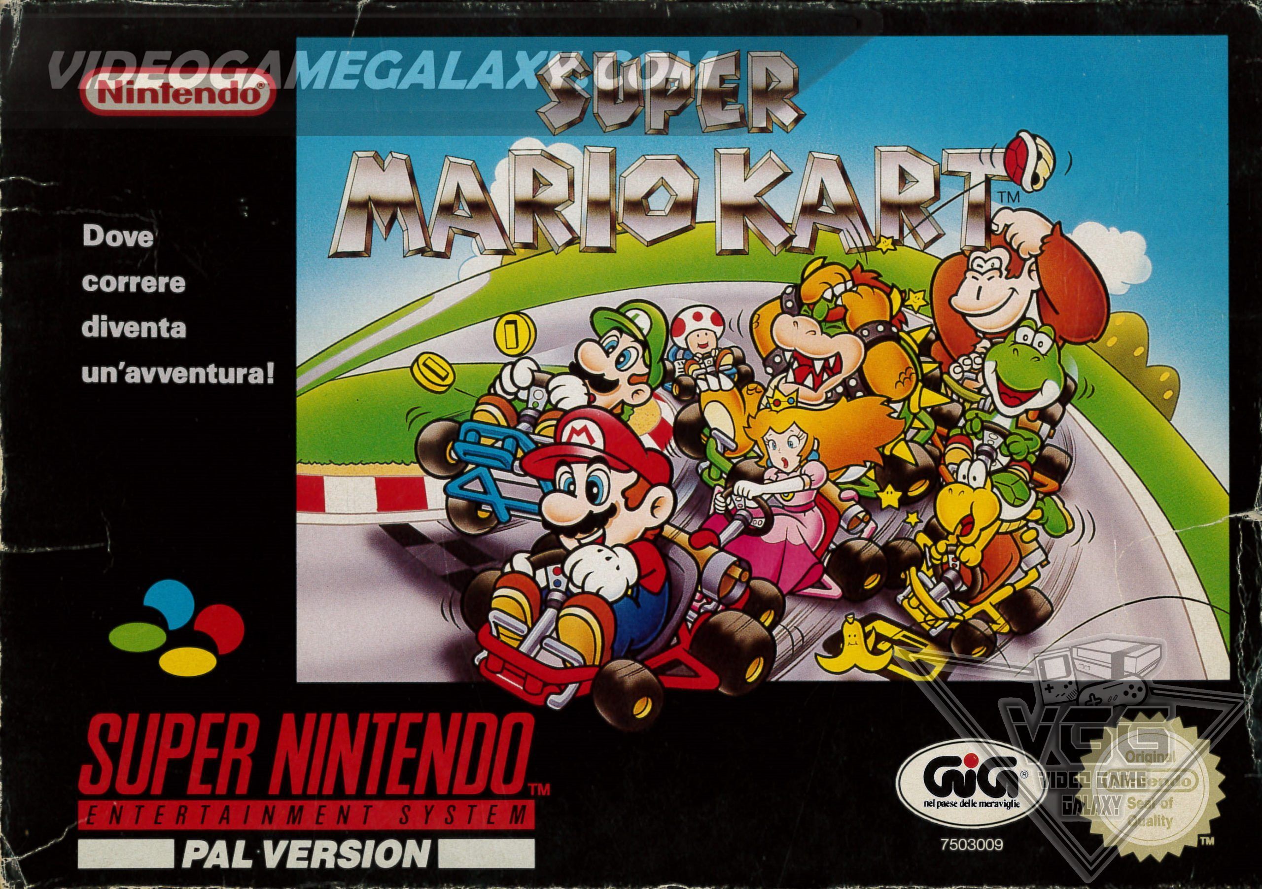 Super Mario Kart (V1) - SNES ITA, SUPER NINTENDO - VideoGameGalaxy